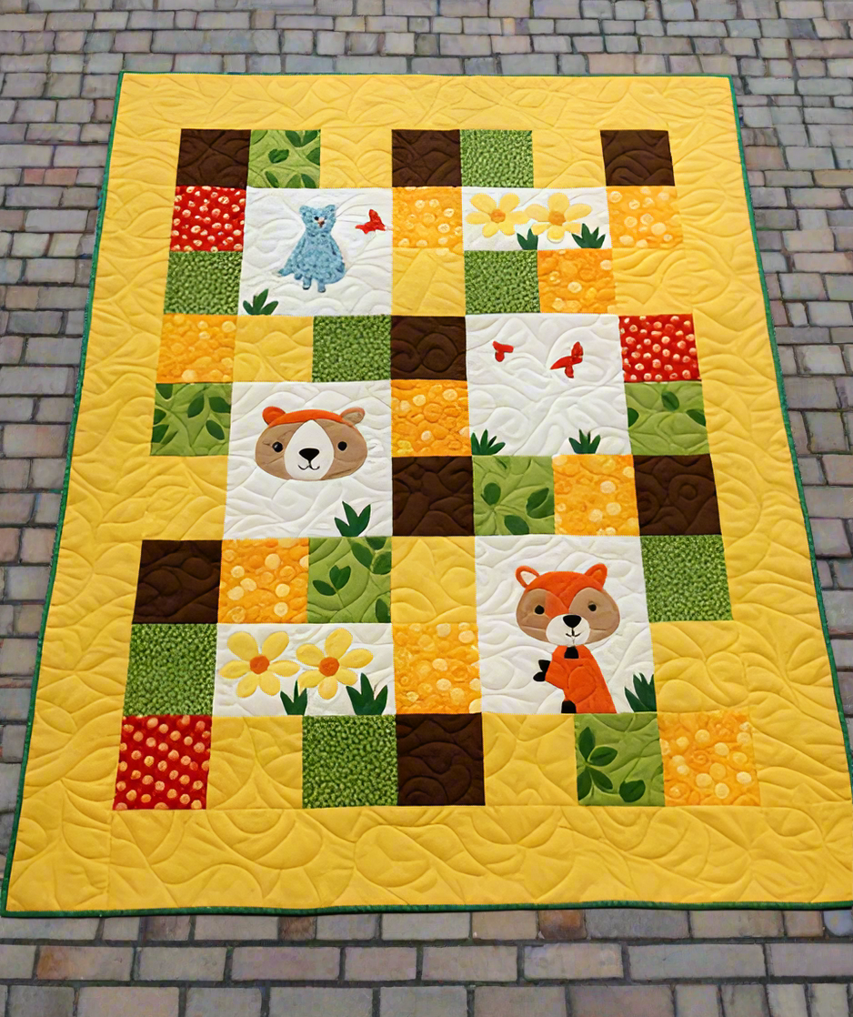 Forest Pals Quilt Pattern – Boho Blanket