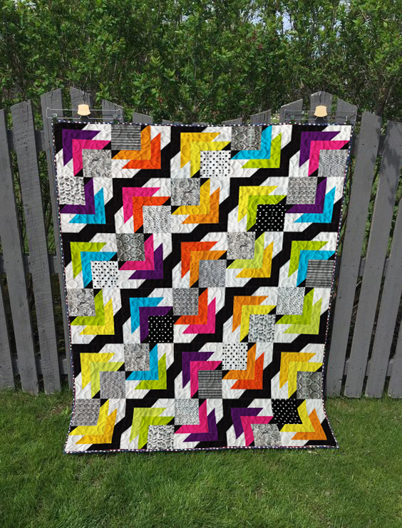 Rainbow Bliss Quilt Pattern – Boho Blanket