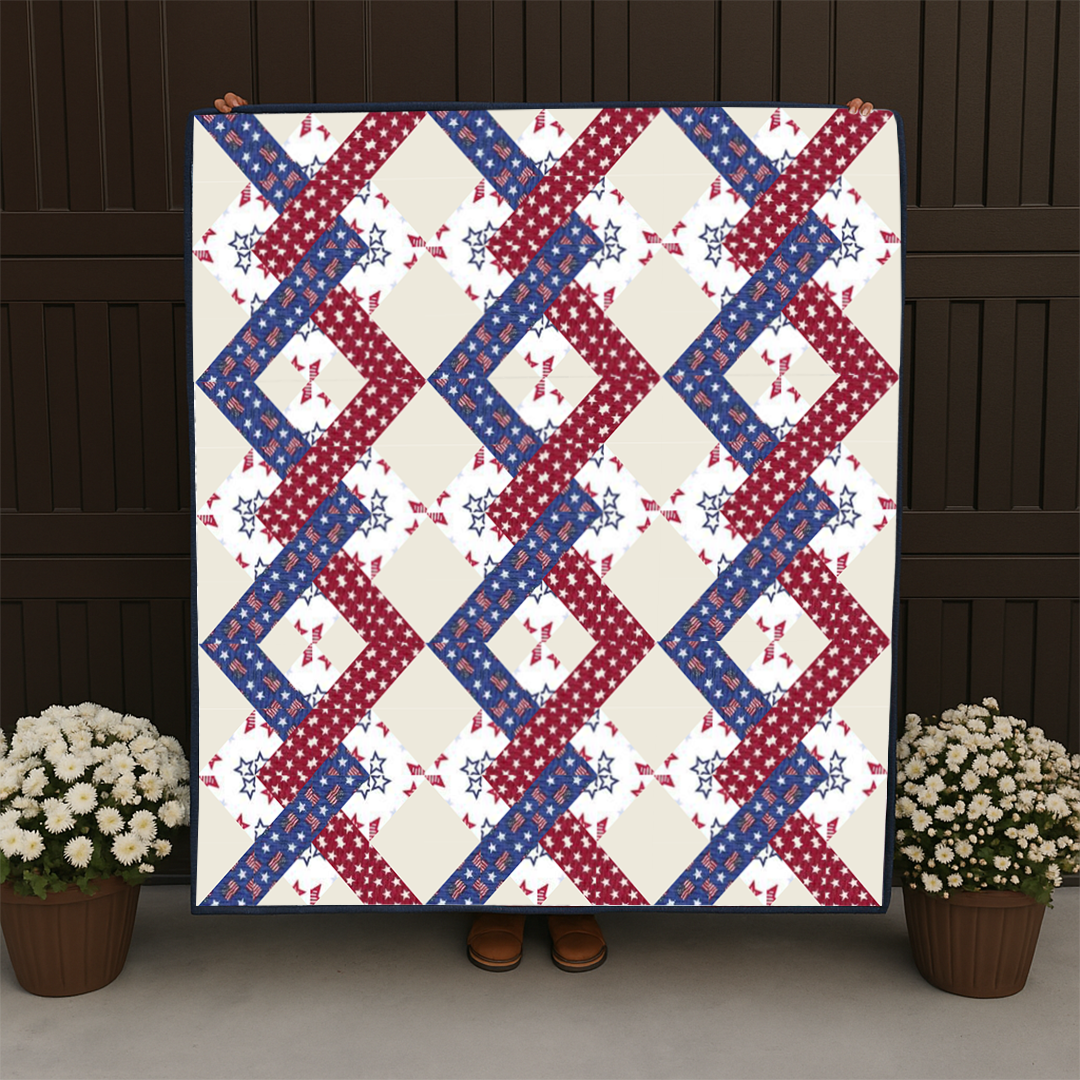 Starlight Weave Quilt Pattern – Boho Blanket