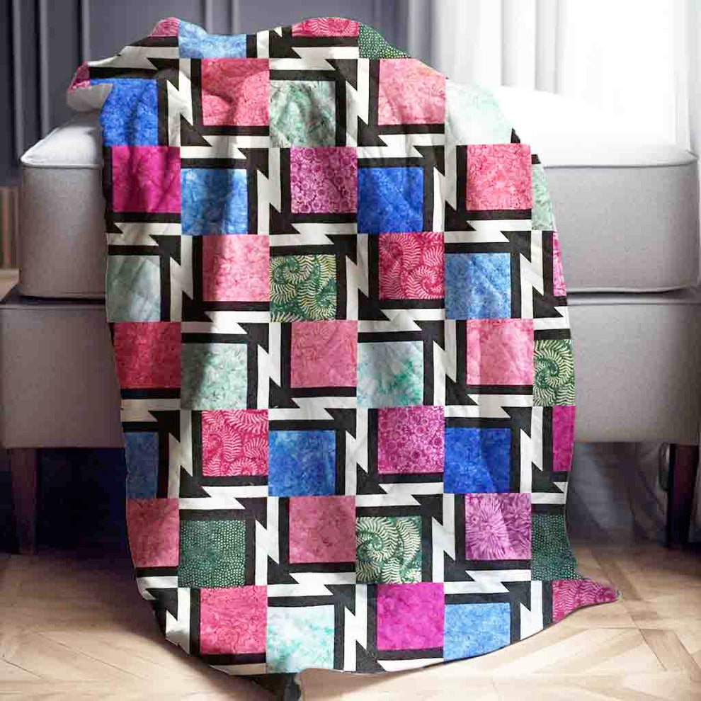 Zip It Quilt Pattern – Boho Blanket