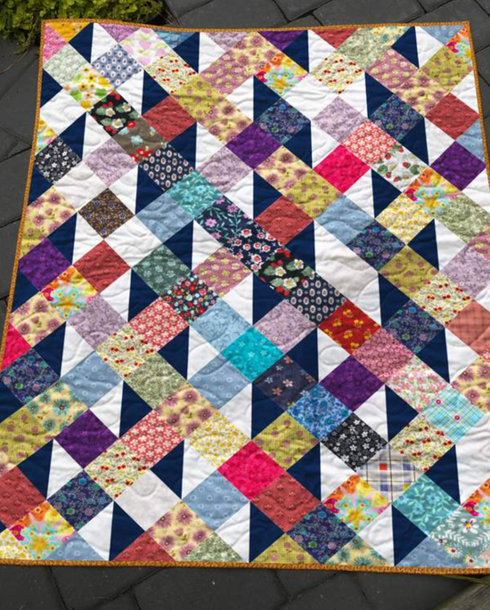 Colorful Corners Quilt Pattern – Boho Blanket