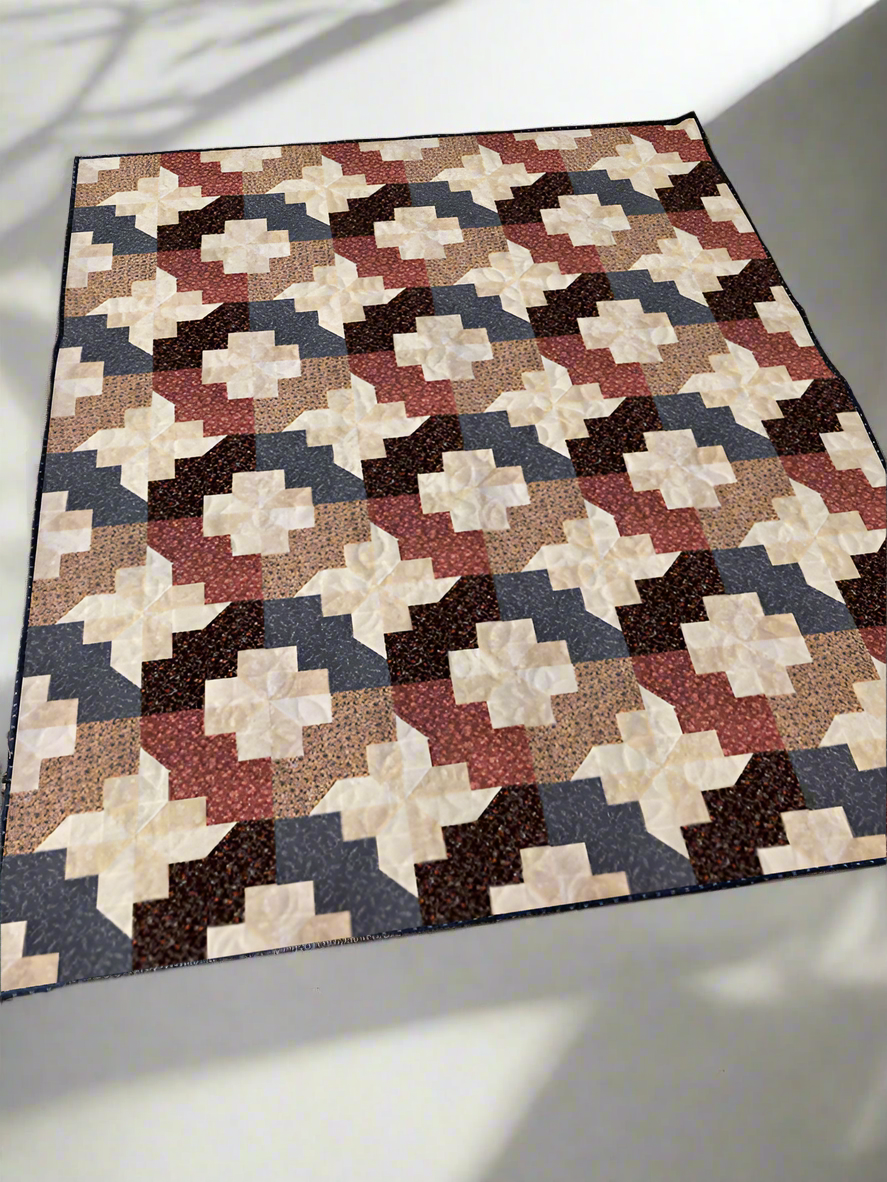 New Pinwheel Garden Quilt Pattern – Boho Blanket