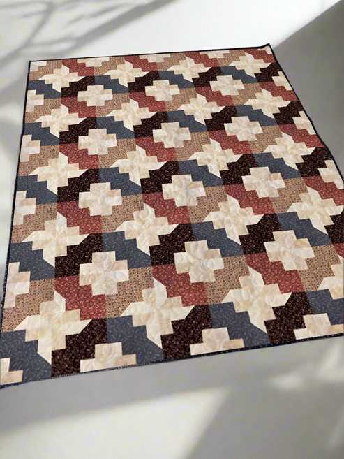 New Pinwheel Garden Quilt Pattern – Boho Blanket